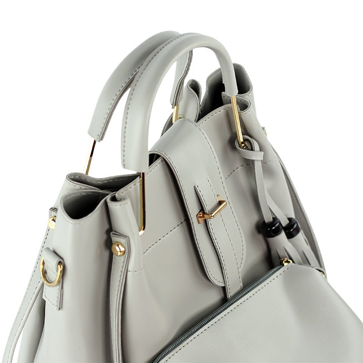 LuxeTote 3PC - Grey – BagShop.pk